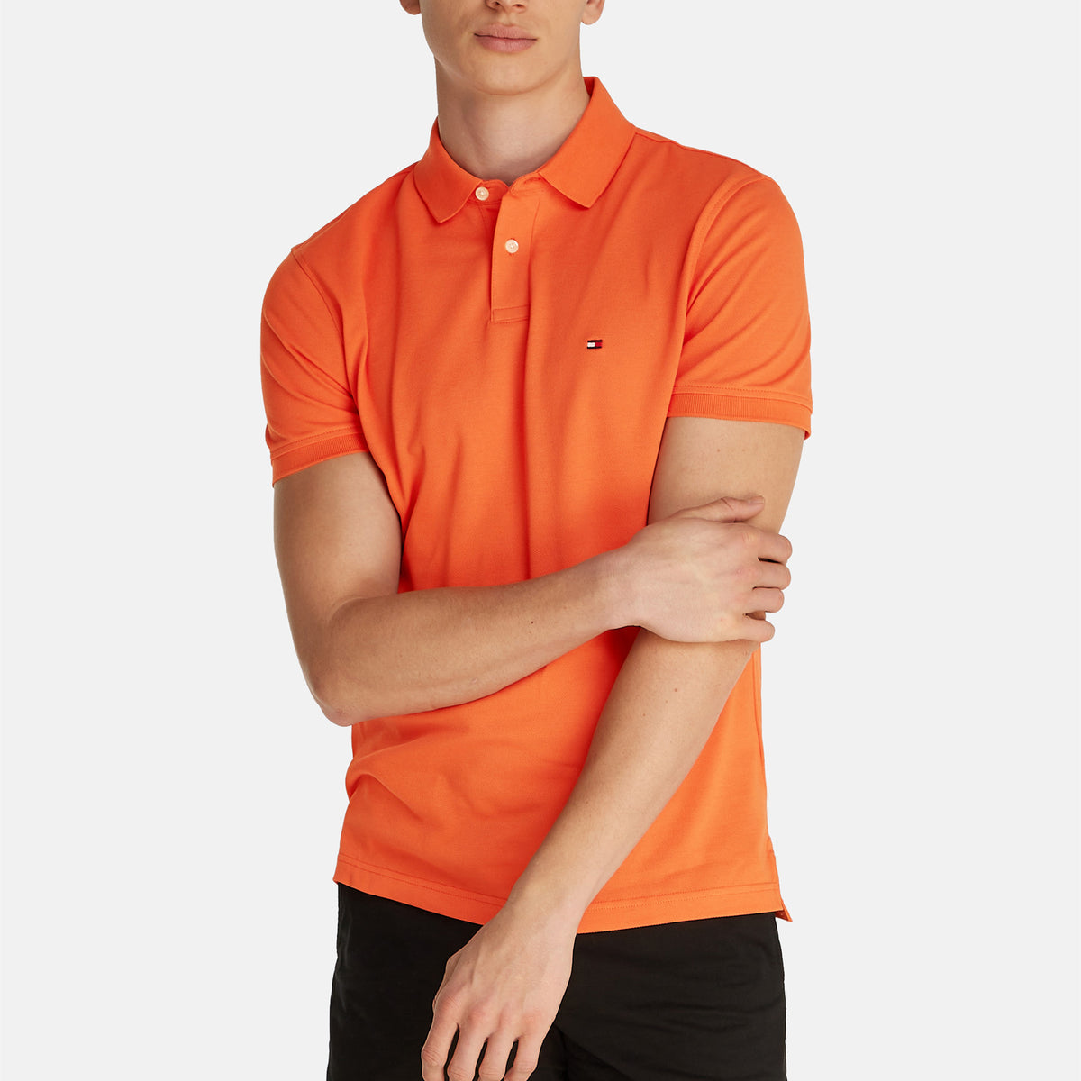 Polo Met Korte Mouwen Oranje TOMMY HILFIGER PointCarr polo-met-korte-mouwen-oranje-tommy-hilfiger-pointcarr