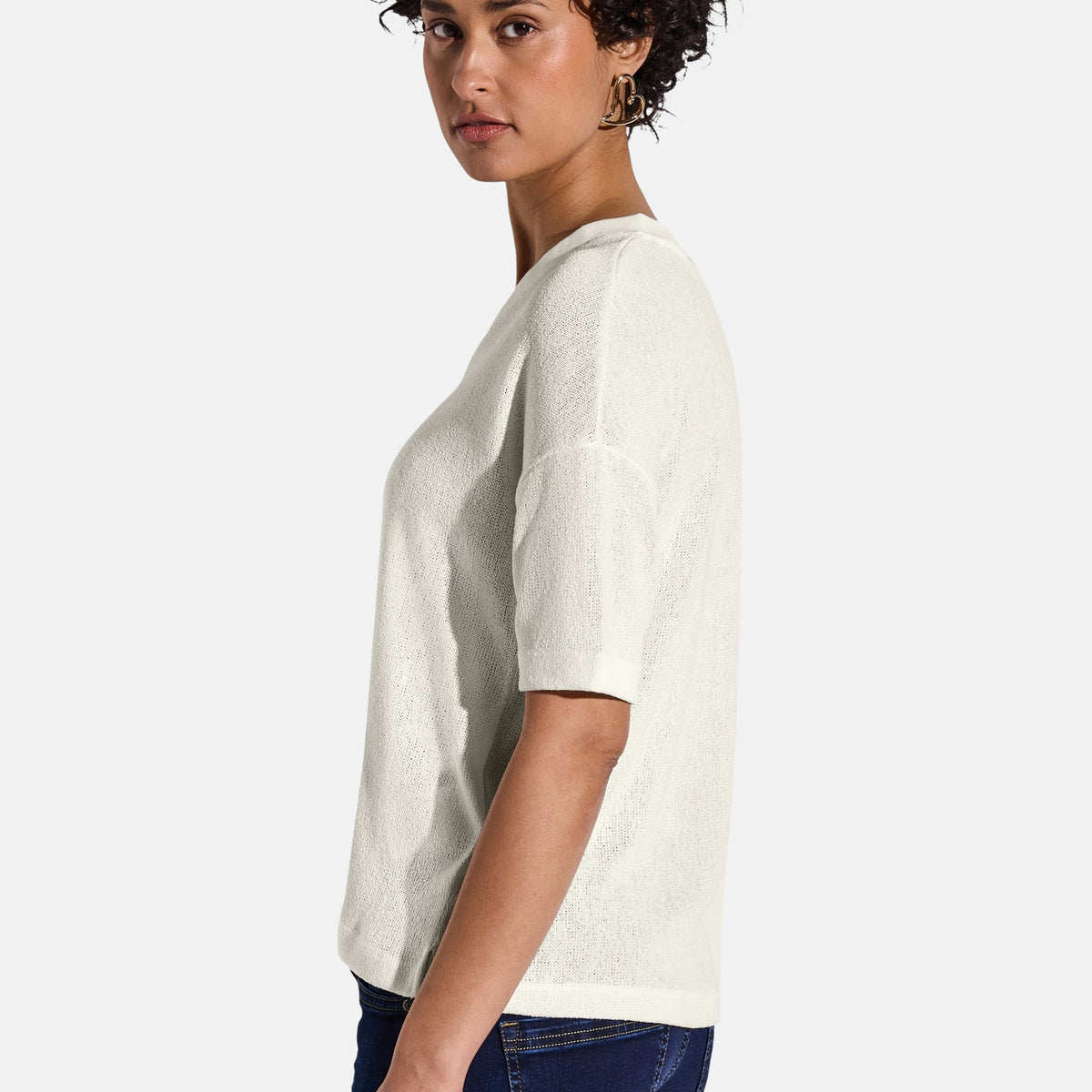 T-shirt blanc - STREET ONE - PointCarré