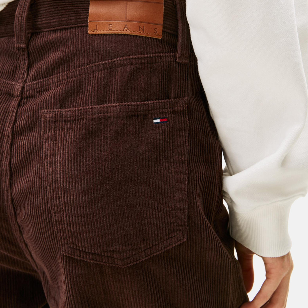 Dames sb seizoensbroek 5pocket brun - TOMMY JEANS - PointCarré